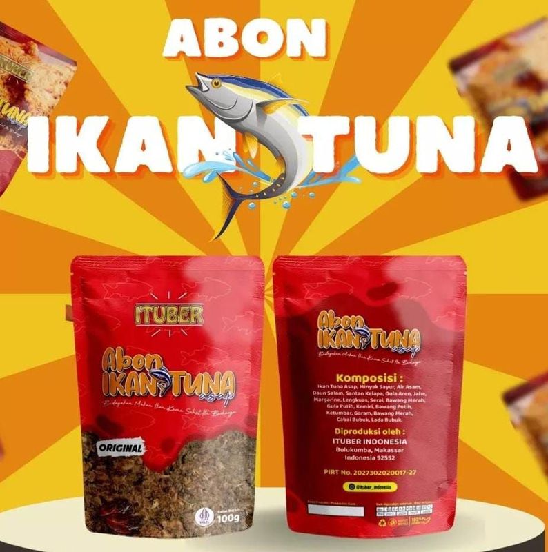Abon Tuna Asap - Pedas