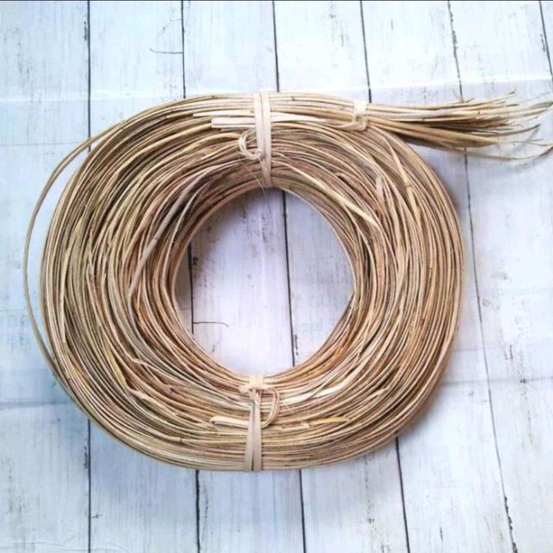 Tali rotan gulung asli alami natural