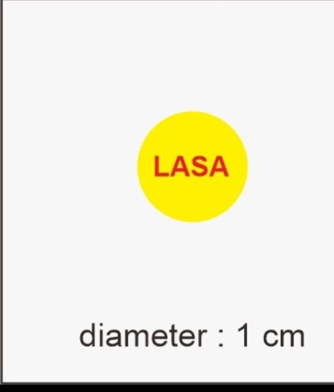 Sticker Lasa Ukuran Kecil