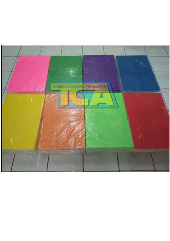 Styrofoam Warna Warni Gabus lembaran-Kuning