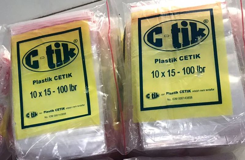 Plastik Klip / Ctik / Cetik - 10 X 15
