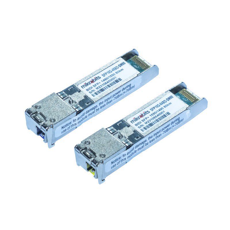 SFP+ 10G bidi single core LC single mode SM 80KM