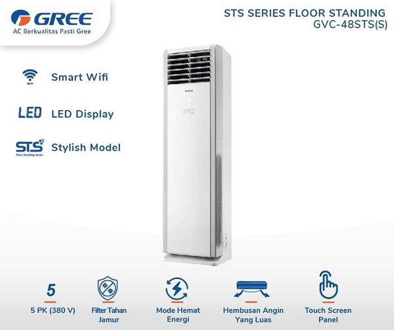GREE AC FLOOR STANDING 3 PK GVC-24STS
