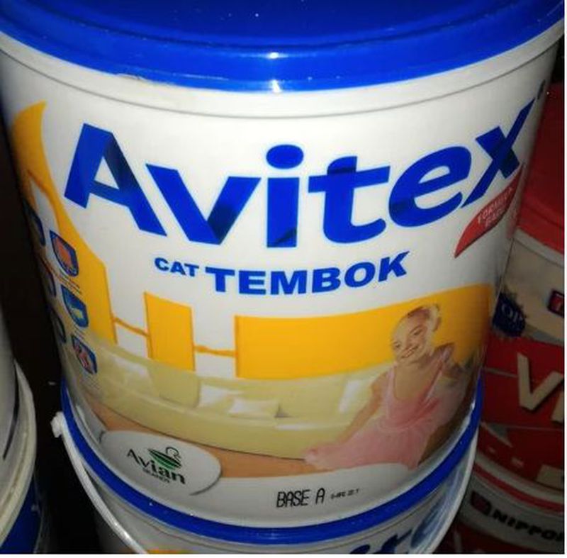 cat avitex base A 888 warna yellow glitter 18 kg