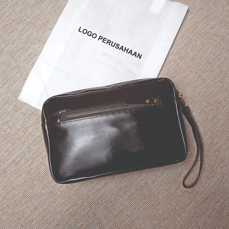 POUCH KULIT SAPI ASLI