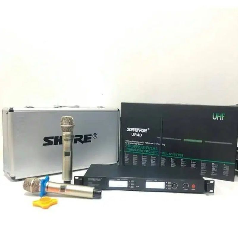 WIRELESS MIC UR4D - Hitam