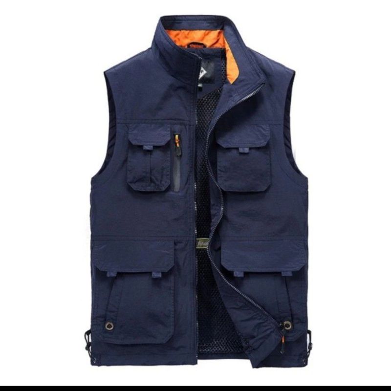 Rompi Lapangan / Rompi Tactical / Rompi multifungsi / Rompi saku 4 ...