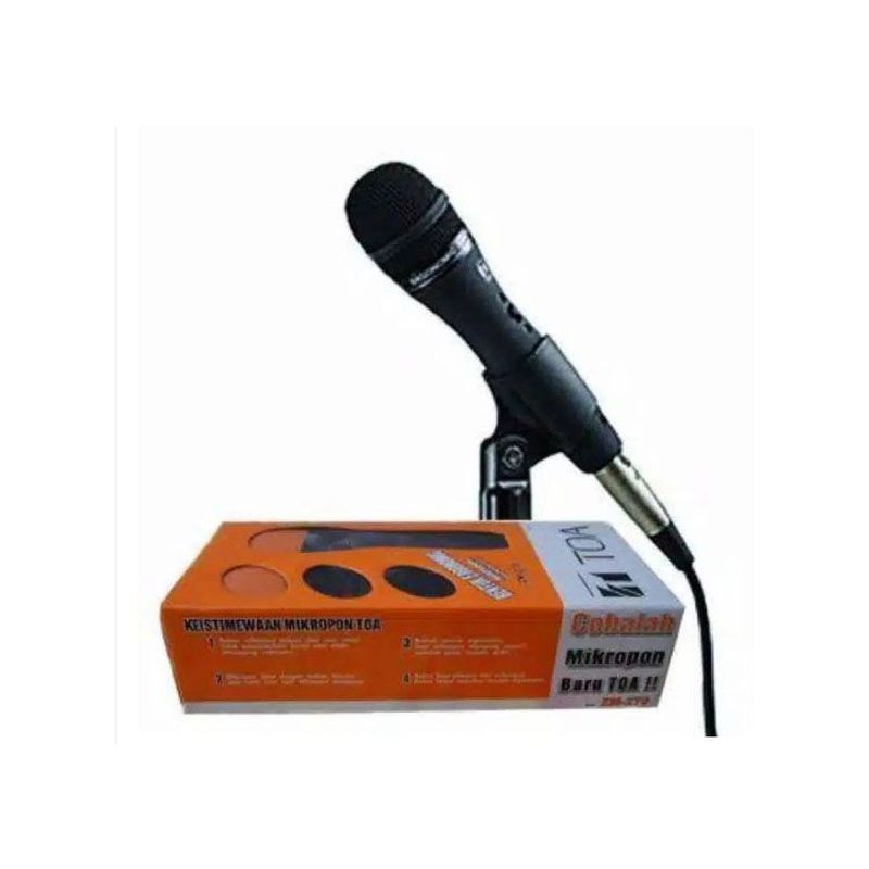 Mic Kabel dynamic TOA ZM 270 original + Kabel Audio 10 m