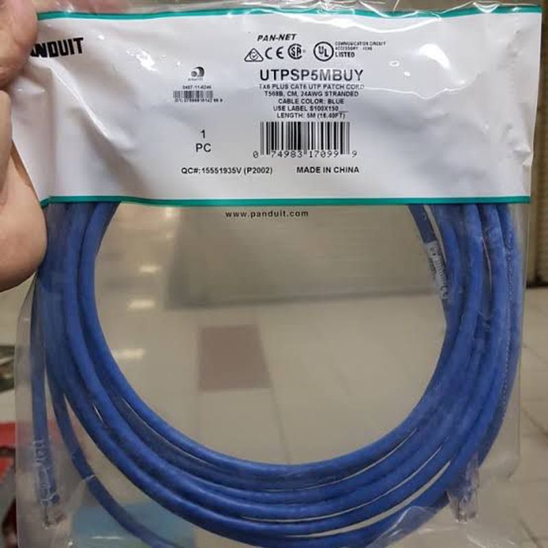 Panduit patch cord cat 6 ( 5 meter ) PANDUIT