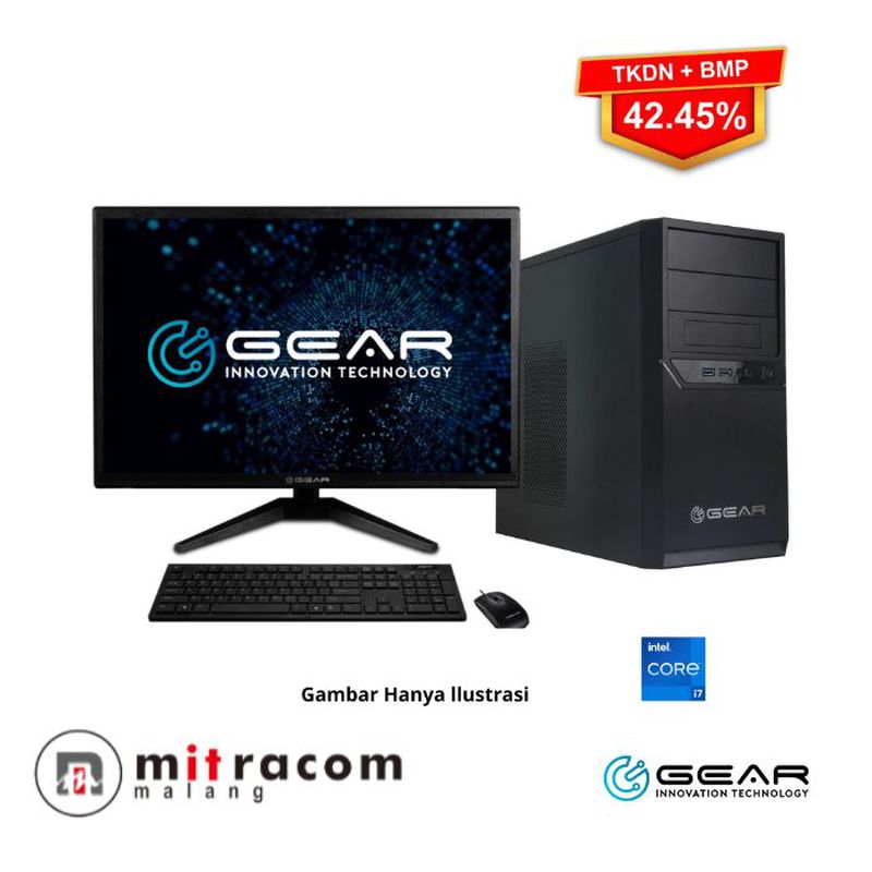 GEAR G7-L7FV455W11PDV (B2HCMF) PC DESKTOP