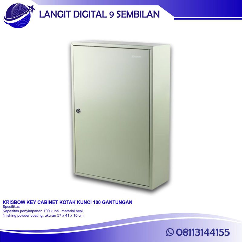 KRISBOW KEY CABINET KOTAK KUNCI 100 GANTUNGAN