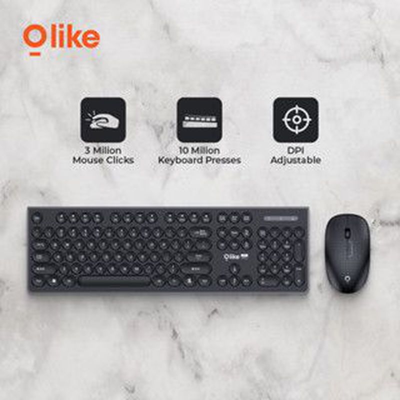 Keyboard dan Mouse Wireless Olike KMS1