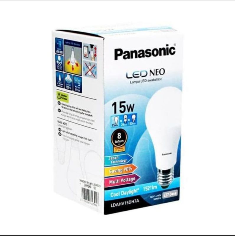 lampu LED Panasonic 15 watt