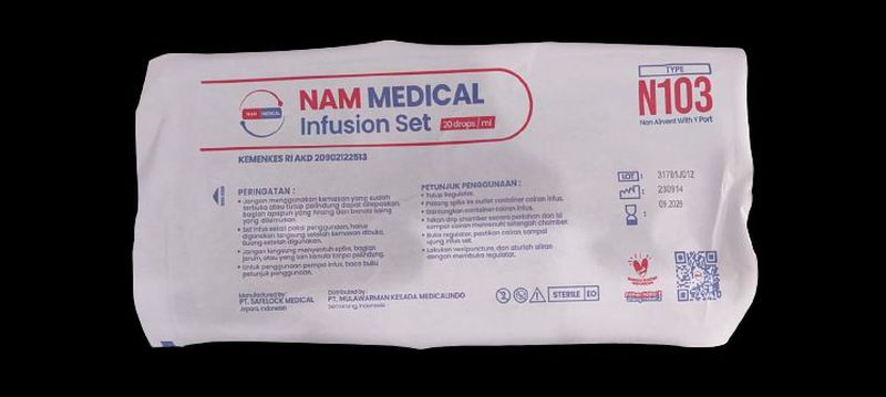 Infusion Set non Air Vent With Y Port