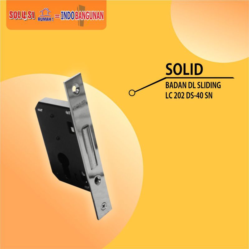 SOLID - BADAN DL SLIDING LC 202 DS-40/ BADAN SLIDING/ LOCKCASE