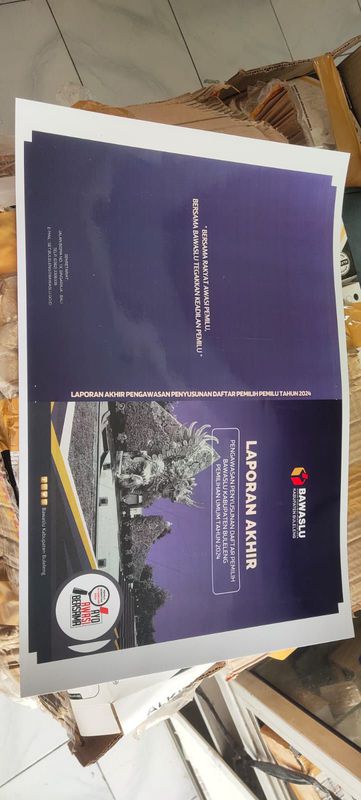 Cetak Map Bergambar Dinas