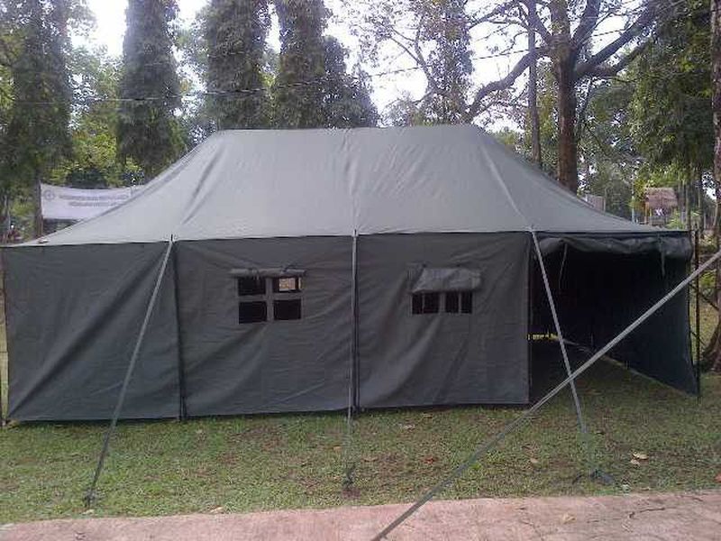 TENDA SELTER PENGUNGSI (P 8M X L 5M X T 2M)