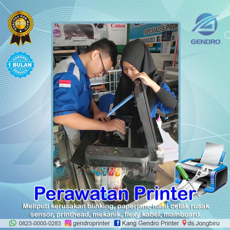 Modifikasi Printer inkjet - Berat