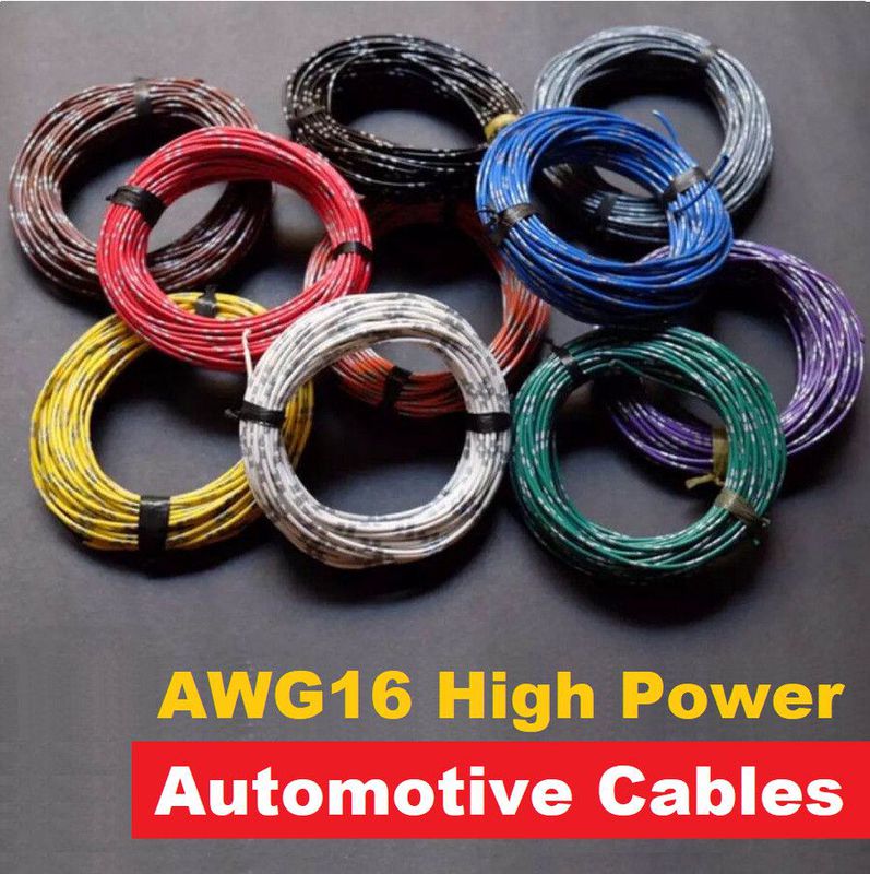 Kabel AWG 16 mm Hitam, Merah