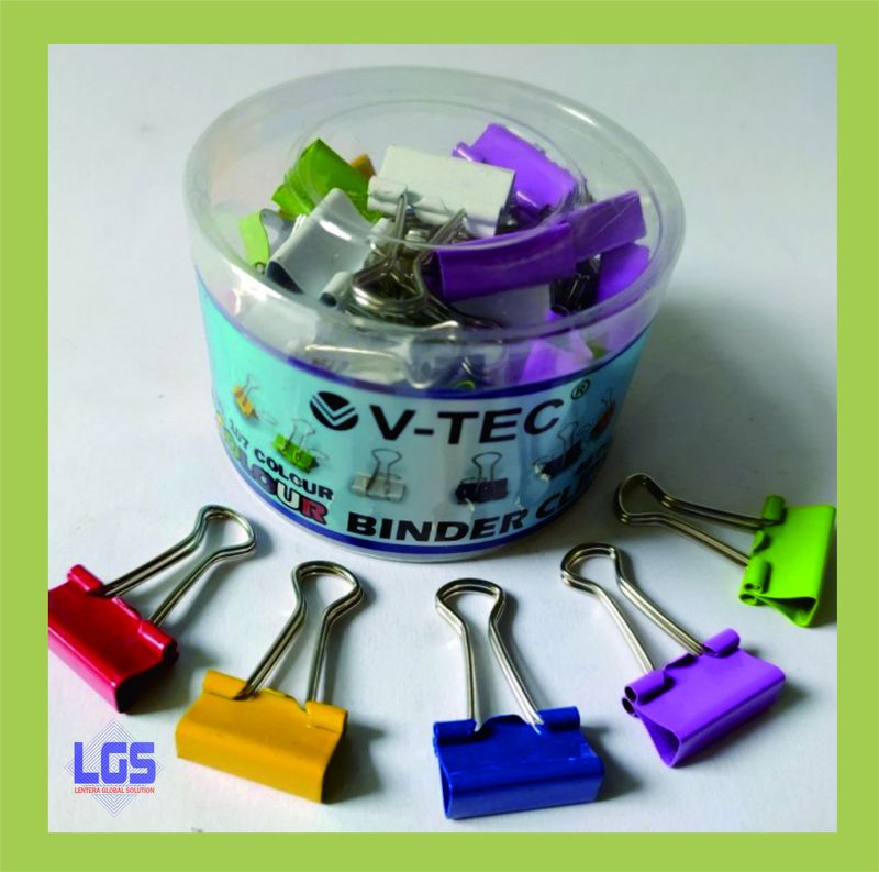 Binder Clip Colour 107 V-Tec (19 mm)