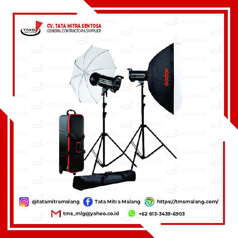 Paket Lampu Studio Flash Godox