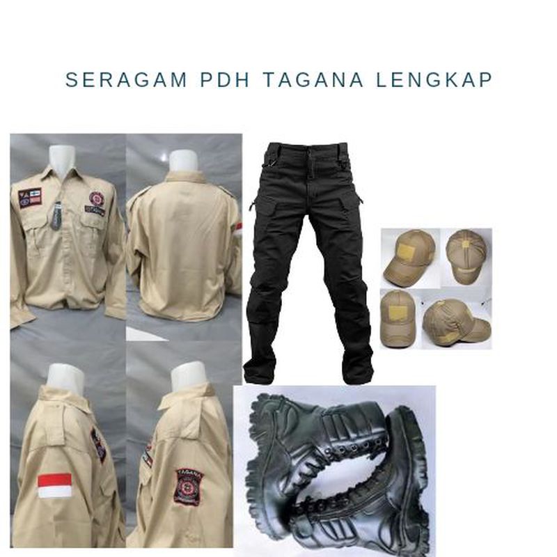 Seragam Tagana Set Lengkap