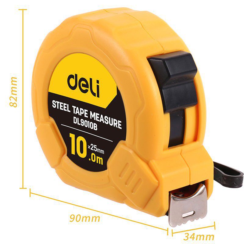 Deli Tape Measure / Meteran 3 - 5 m Elastis Pengunci Manual DL900XB - 3 M
