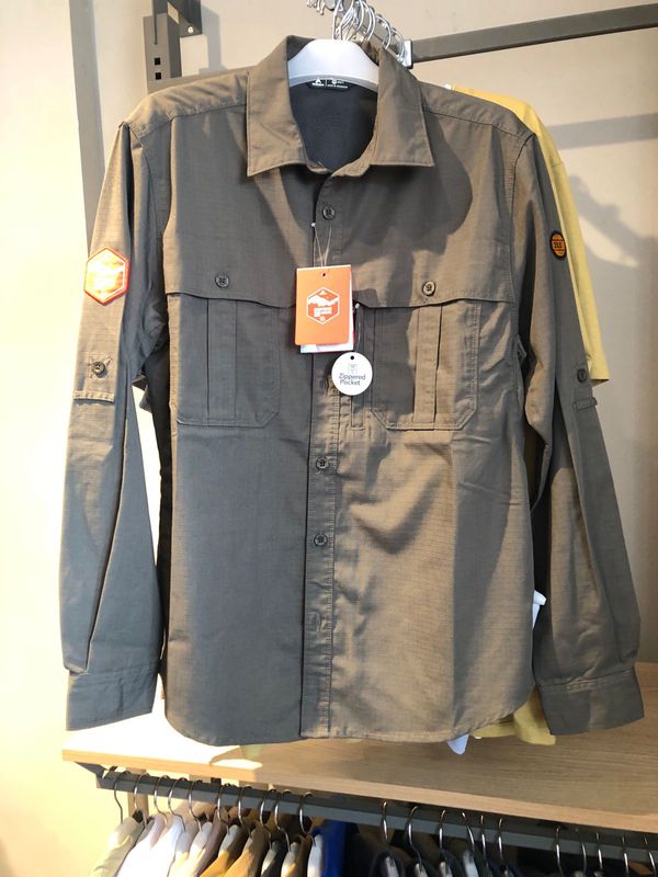 Kemeja Lengan Panjang Eiger - Olive - S