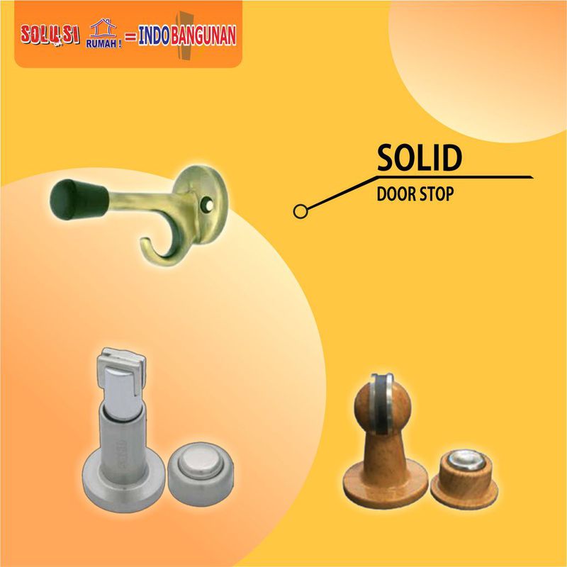 SOLID - DOOR STOP/ PENAHAN PINTU - STP 646 CHR+SN