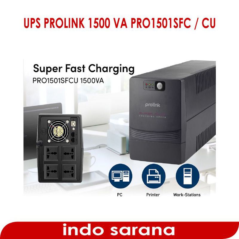 UPS PROLiNK 1500VA PRO1501SFC / SFCU Super Fast Charging