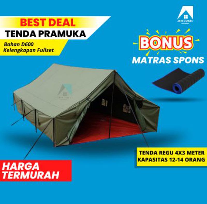 Tenda Pramuka / Tenda A / Tenda Regu Pramuka / Tenda Komando / Tenda ...