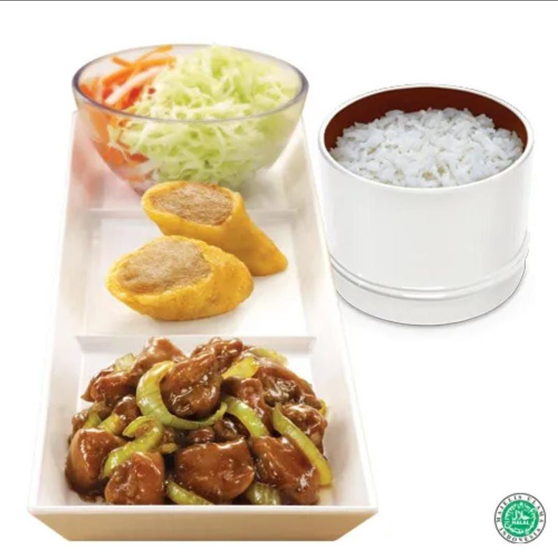 Paket Hokben (Simple Set Chicken Teriyaki 1)