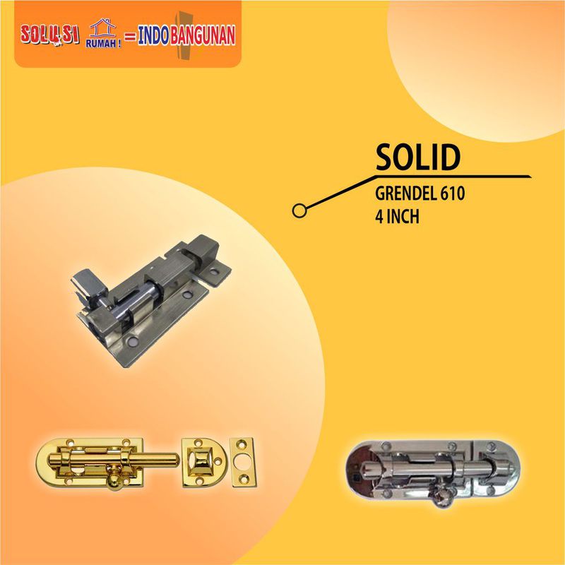 SOLID - GRENDEL 610/ GRENDEL PINTU/ GRENDEL - GP