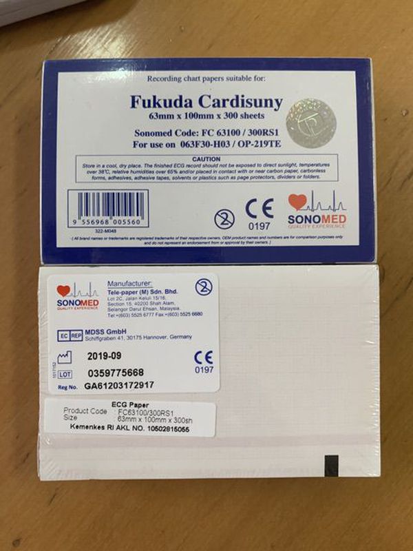 Kertas ECG Fukuda 63 x 100 x 300