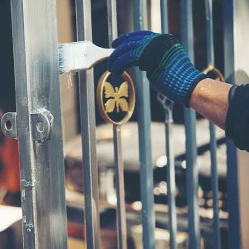 Pengecatan Pagar dengan Cat Besi 154,05 M2