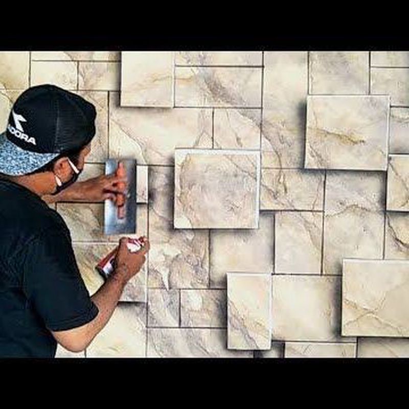 Pengecatan Dinding Batu 16,66 M2