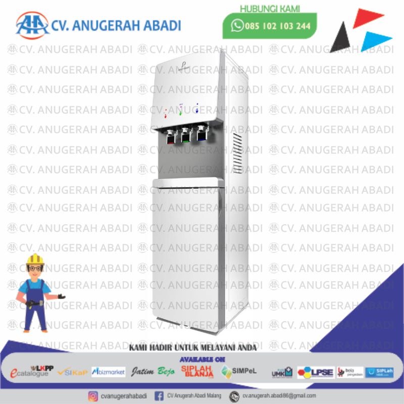 POLYTRON DISPENSER HYDRA GALON BAWAH STANDING DISPENSER PWC778WUV ...