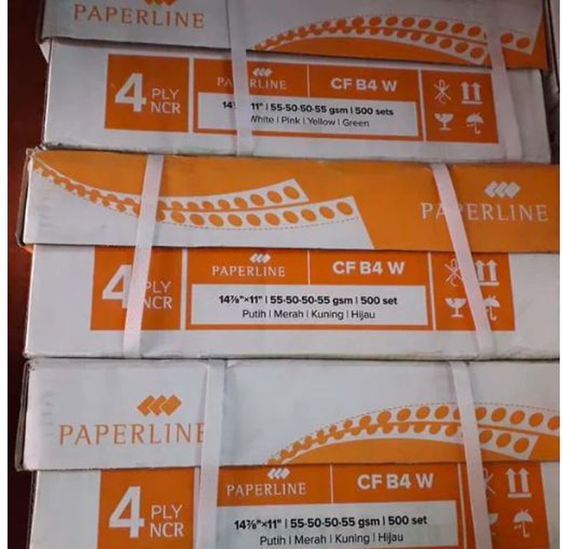 Kertas Continous Form 4ply 14 7/8x11 CF B4 Putih2