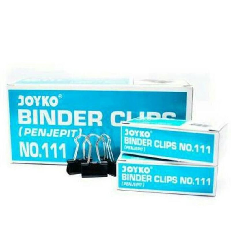 BINDER CLIP JOYKO 111 PACK ISI 12