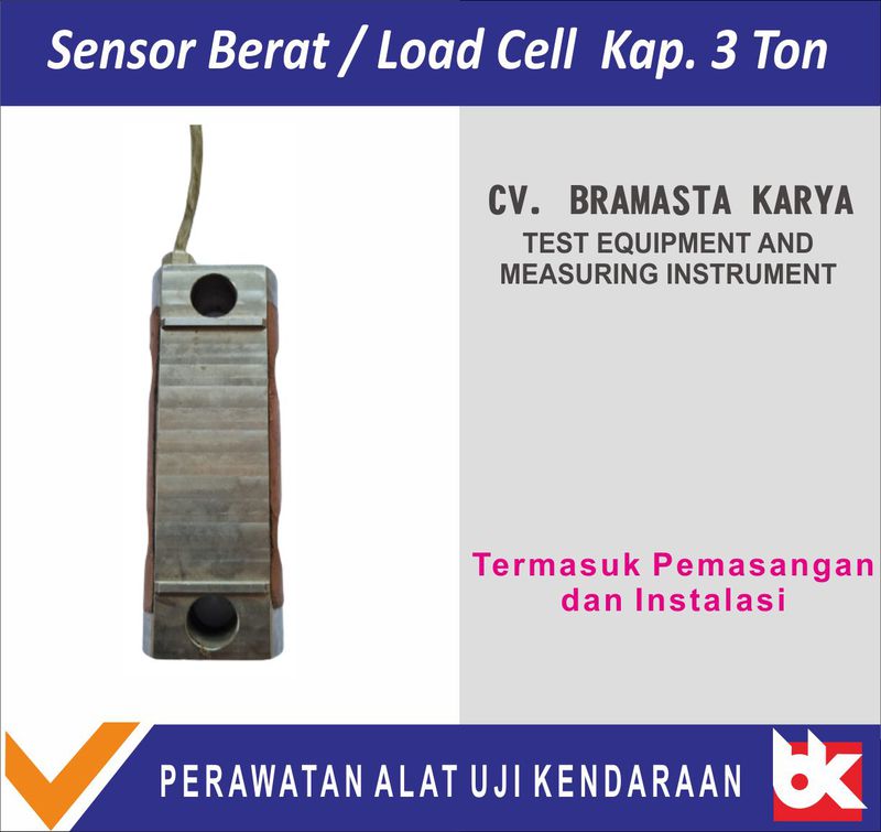 Sensor Berat / Load Cell Kap. 3 Ton