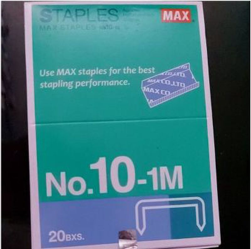 Isi Staples max no 10-1M 1 Dos