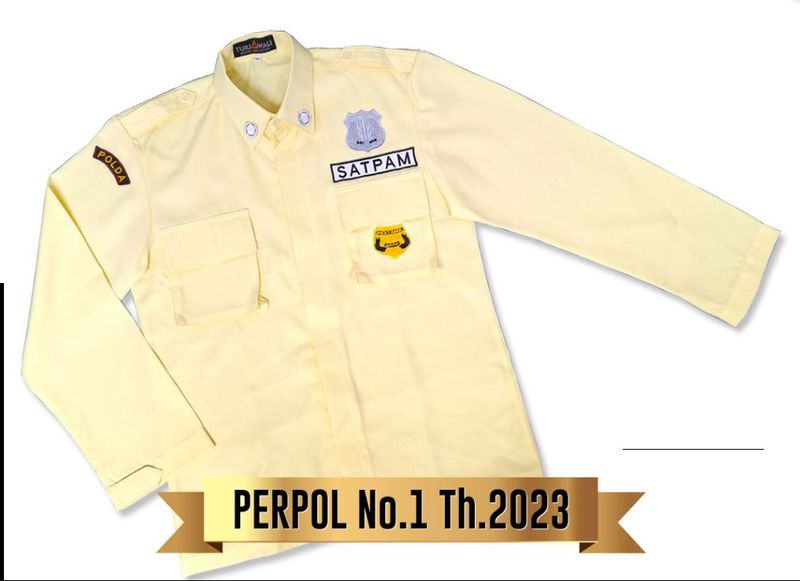 SERAGAM PDH CREAM SATPAM/SECURITY DAN KELENGKAPANNYA