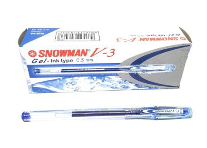 ballpoint pen v-3 gel warna biru 1 pack