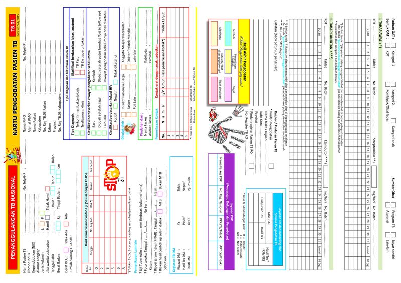 KARTU PENGOBATAN TB CLW