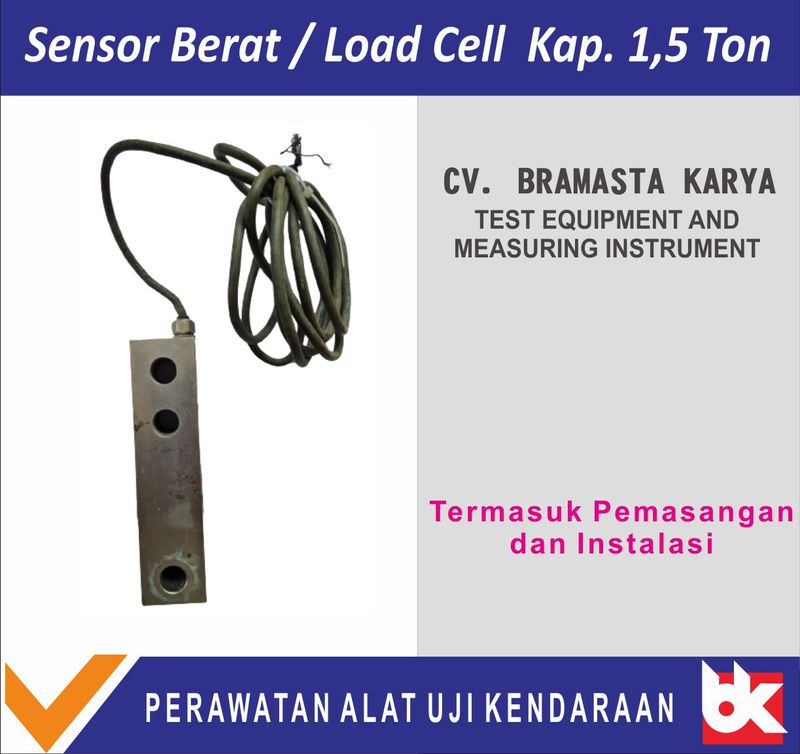 Sensor Berat / Load Cell Kap. 1,5 Ton