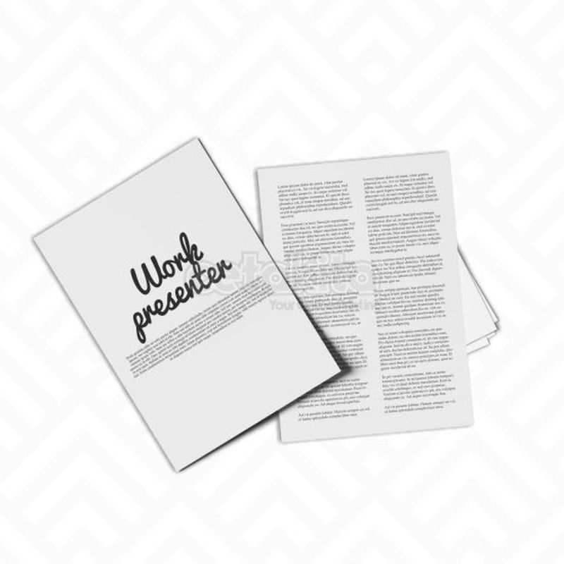 cetak hitam putih A4/F4