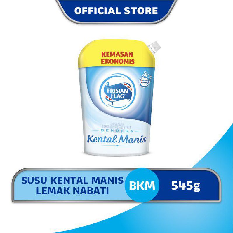 Frisian Flag Bendera Kental Manis Pouch 545g - Cokelat