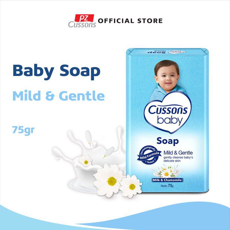 Cussons Baby Soap Mild & Gentle - Sabun Bayi 75gr