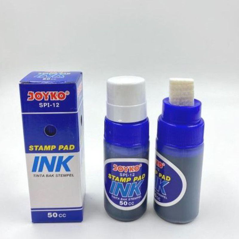 Tinta Stampel Warna Biru Joyko