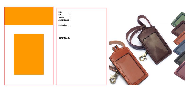 CETAK ID CARD BAHAN VVC GABTUNGAN BAHAN KULIT